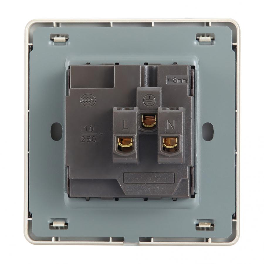 10A 86 Type Stainless Steel Seven Holes Wall Socke... – Grandado