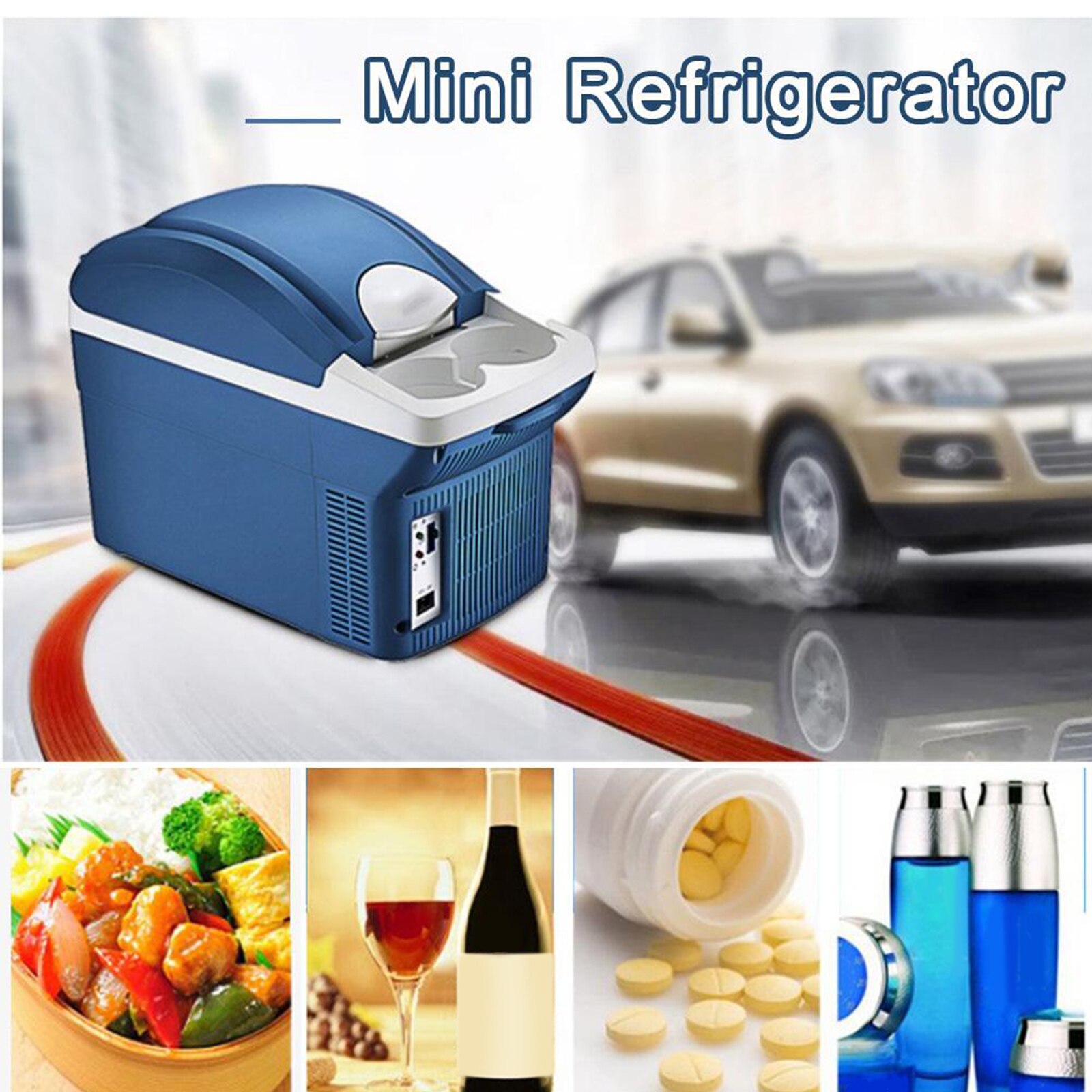 8L Car Freezer Fridge Portable Refrigerator with C... – Vicedeal