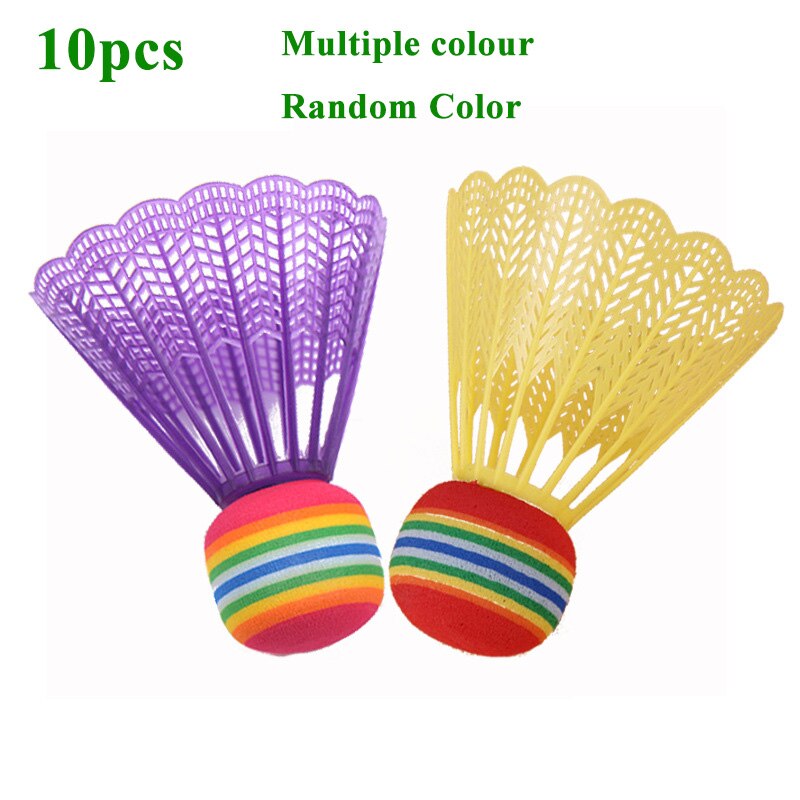 10 Pcs of EVA Rainbow Ball Badminton Multicolor Mi... – Grandado