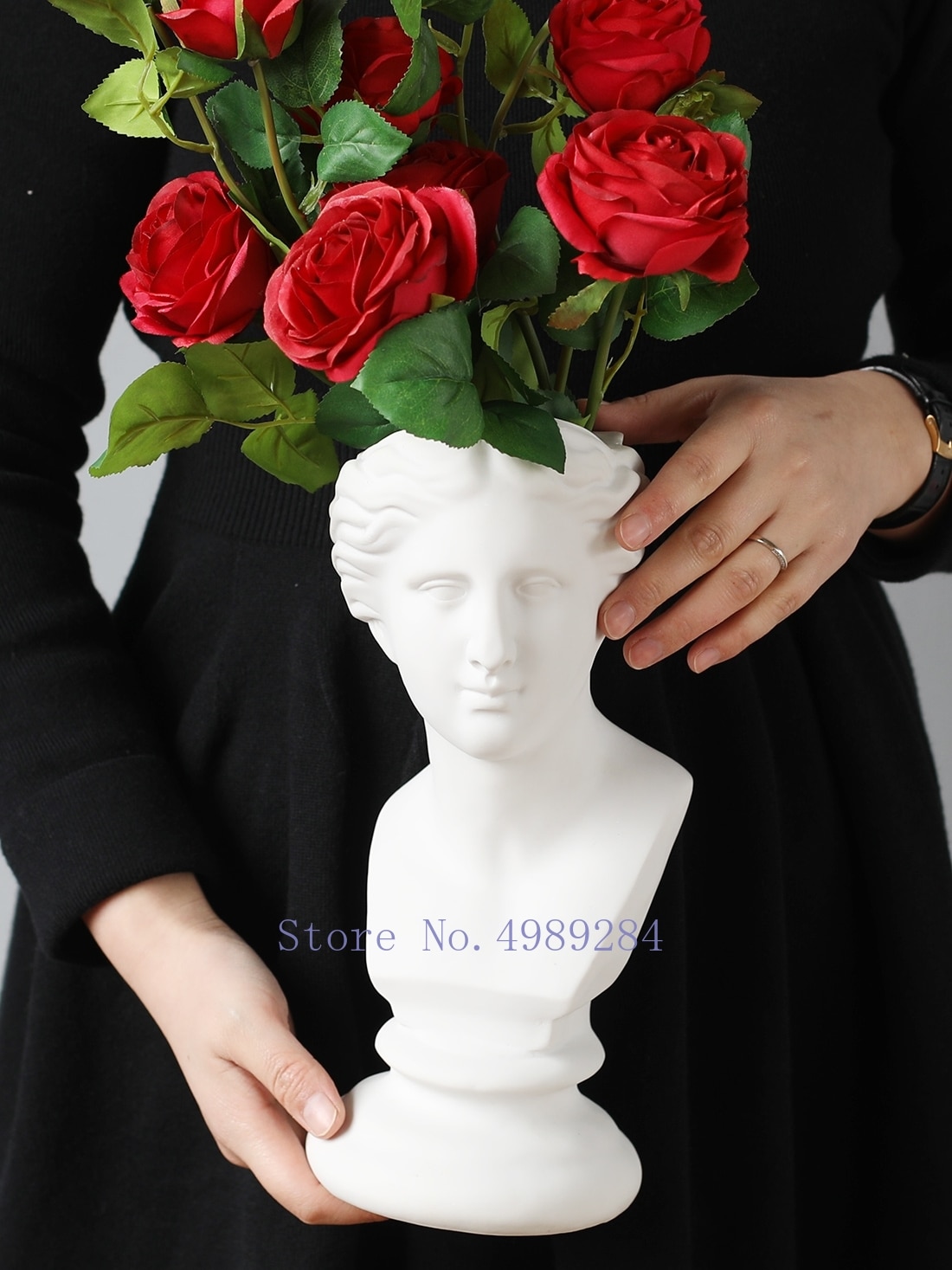modern Nordic style Portrait vase Human head Decor... – Grandado
