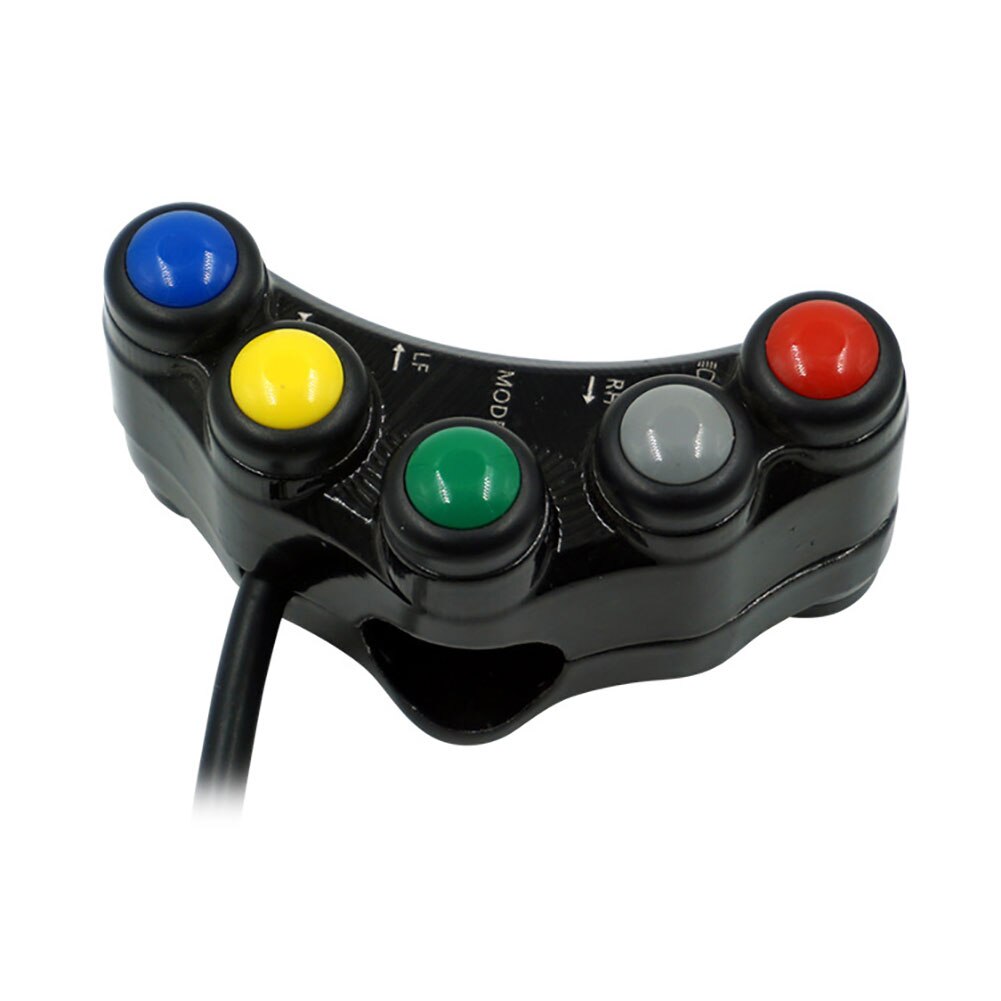 5 Buttons Motorcycle Scooter ATV Handlebar Horn Tu... – Grandado