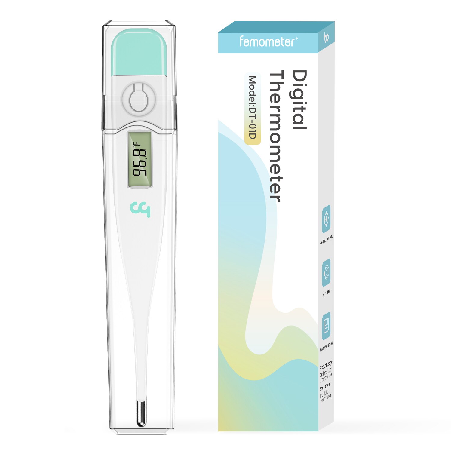 Femometer Oral Digital Thermometer for Fever Under... – Grandado