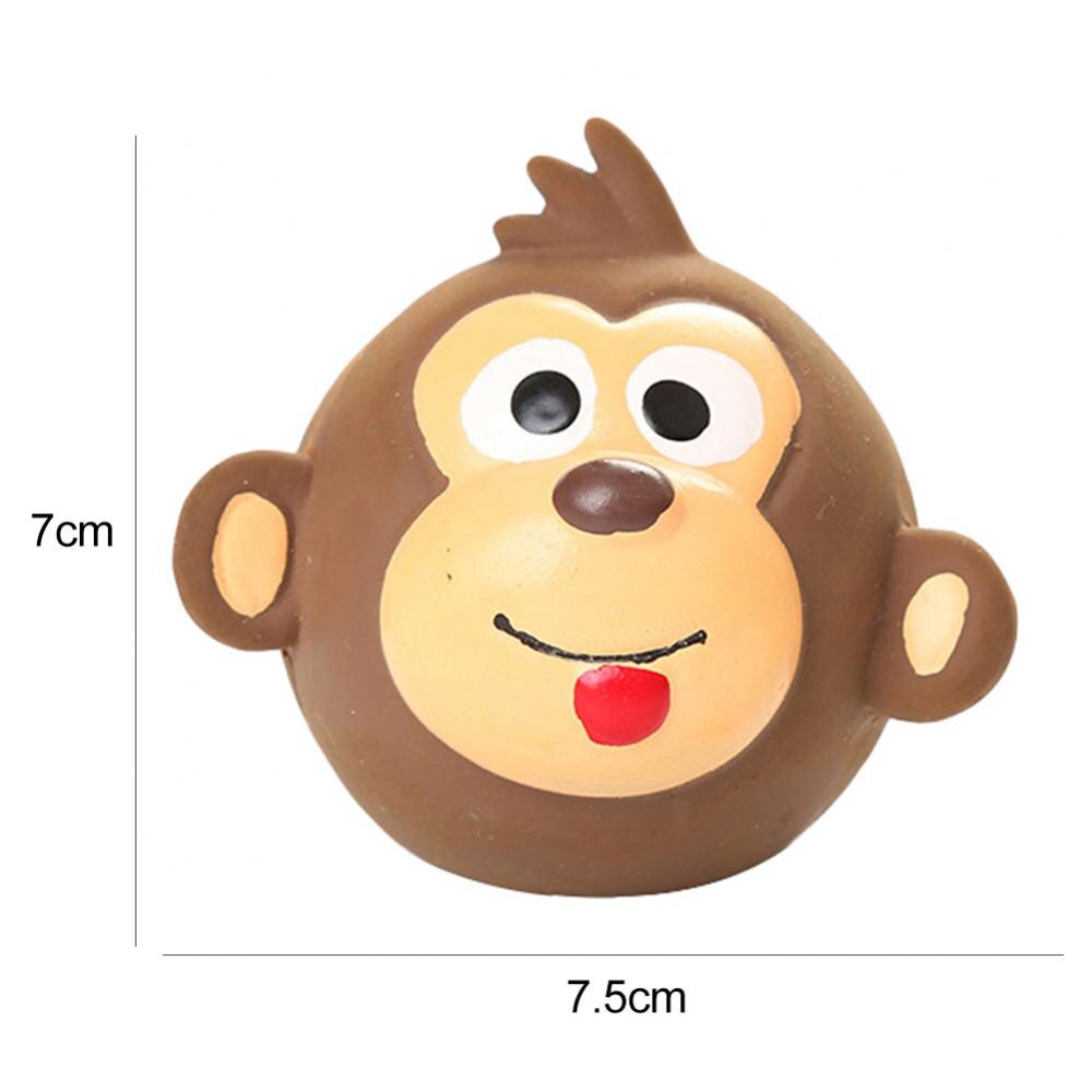 Monkey Frog Pig Shape Squeaker Pet Dog Puppy Chewi... – Grandado