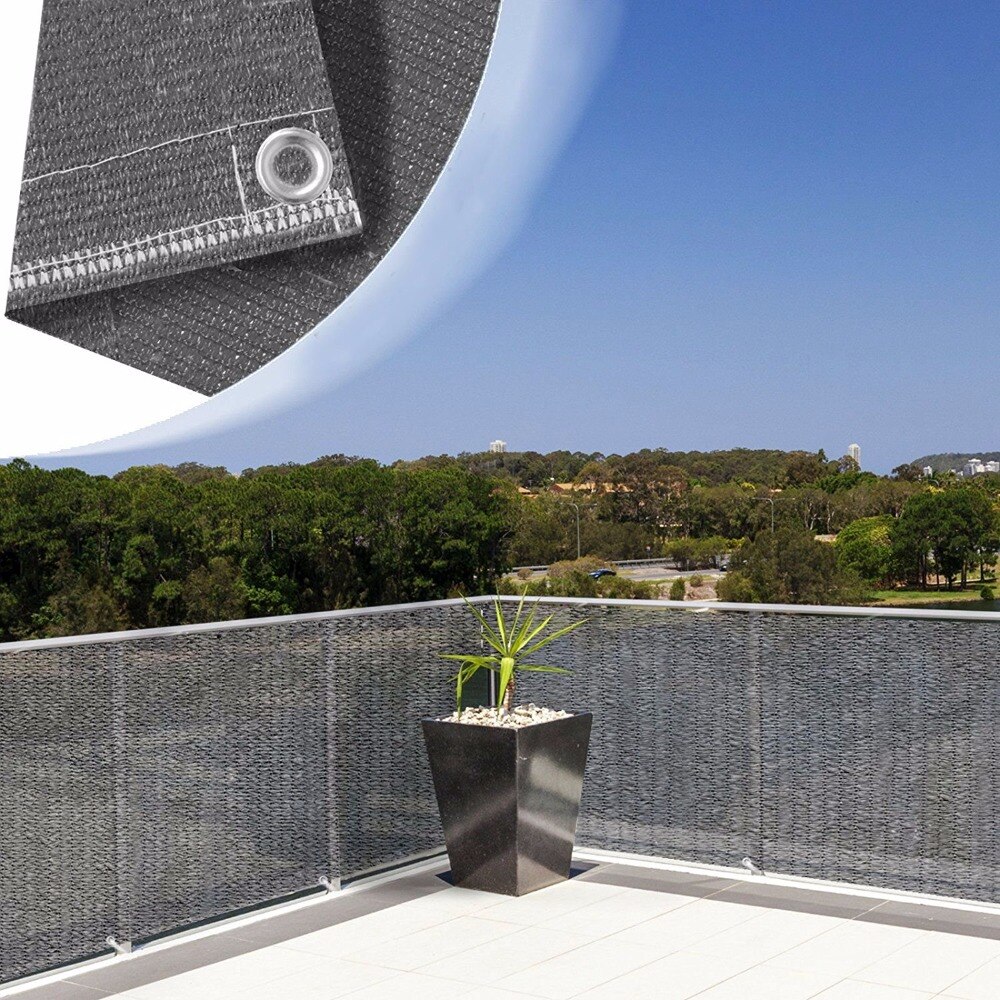 5 m * 0.9 m Balkon Screen Privacy Zonnescherm Cove... – Grandado