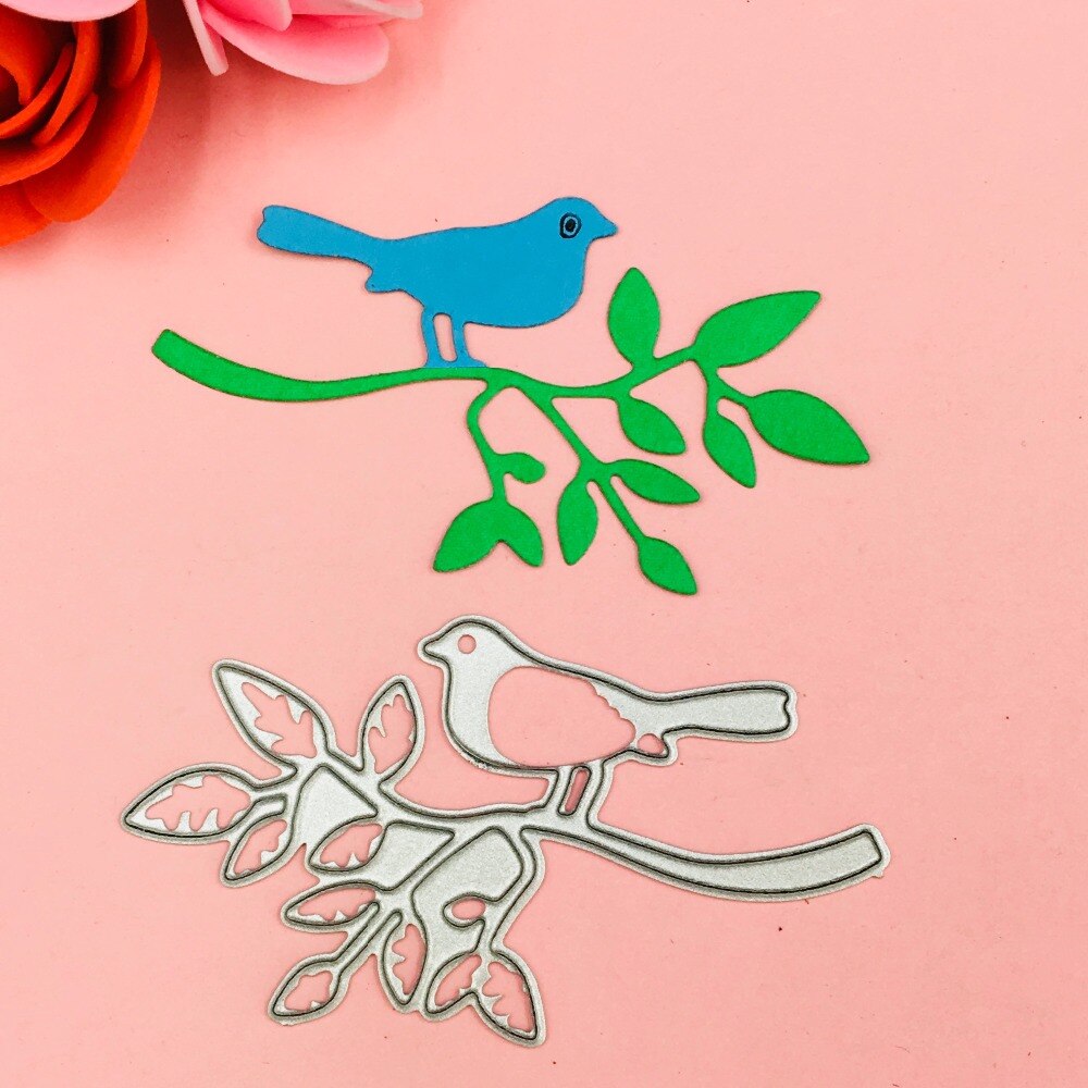 Leaves and birds die cutting dies scrapbooking emb... – Vicedeal