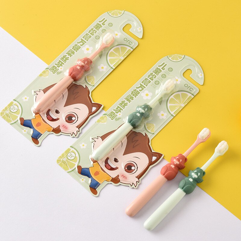 Cute Cartoon Squirrel Tooth Brush for Kids Ultra S... – Grandado