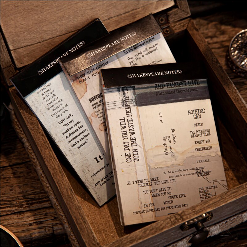 Dimi 15 Sheets Celebrity Notes Sticker Book Vintag... – Vicedeal