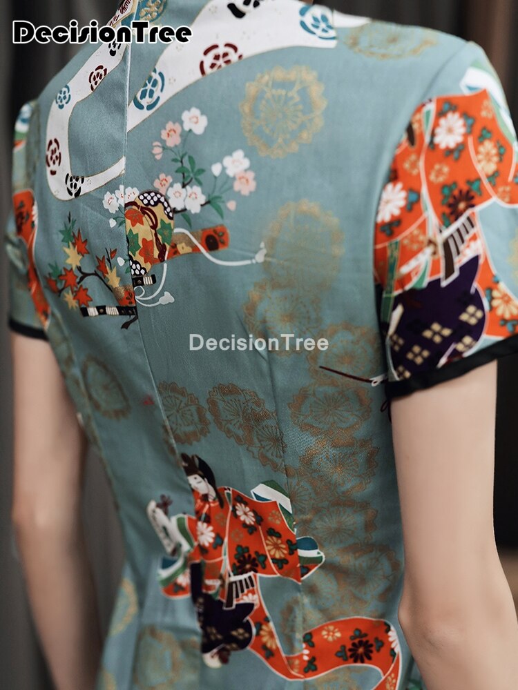chinese dress female qipao short style cheongsam w... – Vicedeal