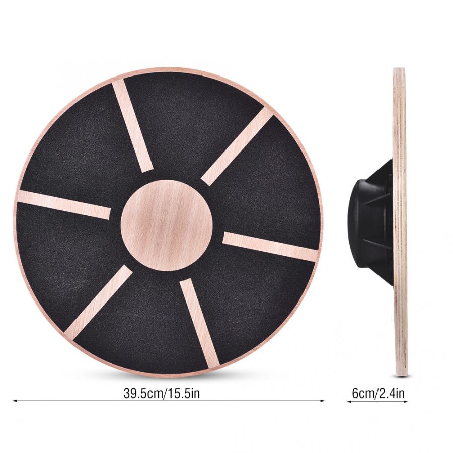 Wobble Board 1 Pcs Anti-slip Wooden Wobble Balance... – Grandado