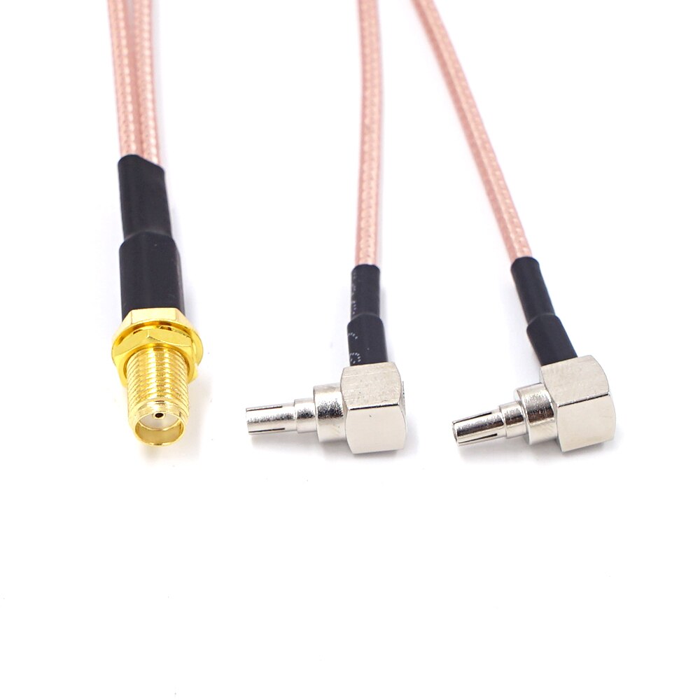 Y Type cable SMA Female to 2*CRC9 Right Angle Conn... – Grandado
