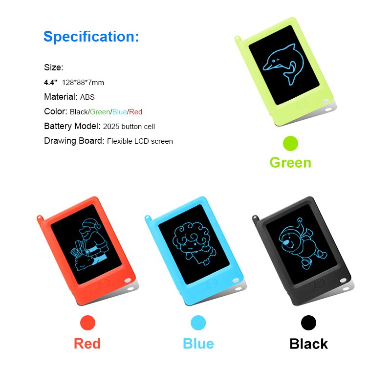 LCD Writing Tablet for Kids,4.4 Inch Screen Primar... – Vicedeal