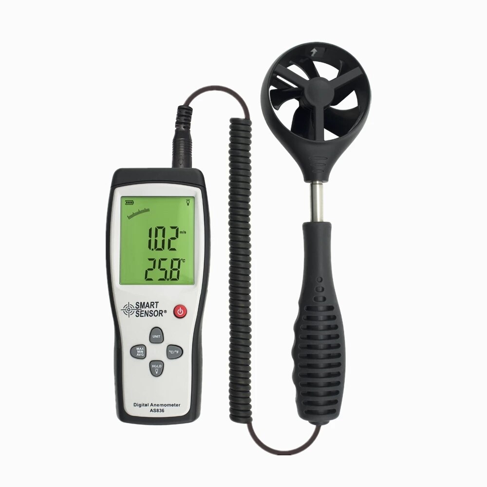 Digitale Wind Geschwindigkeit Meter anemometer Mes... – Grandado