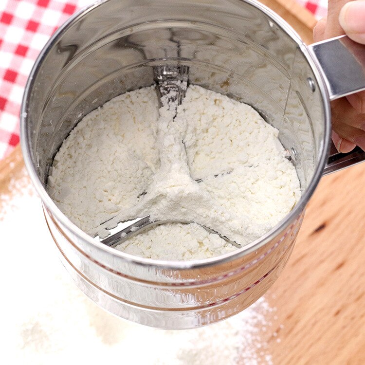 Direct family kitchen hand-held flour screen stain... – Grandado