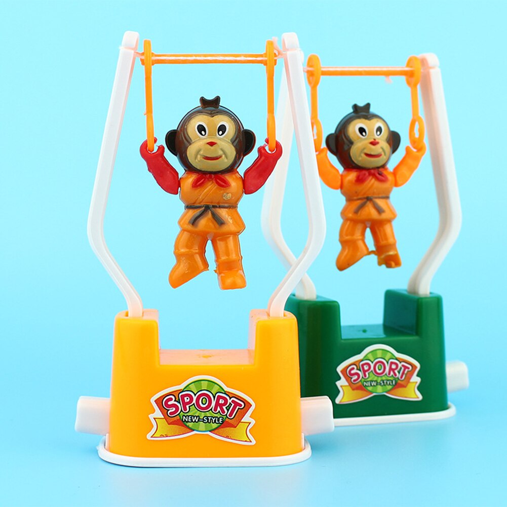 Child Wind Up Clockwork Gymnastics Monkey Swing Fl... – Grandado