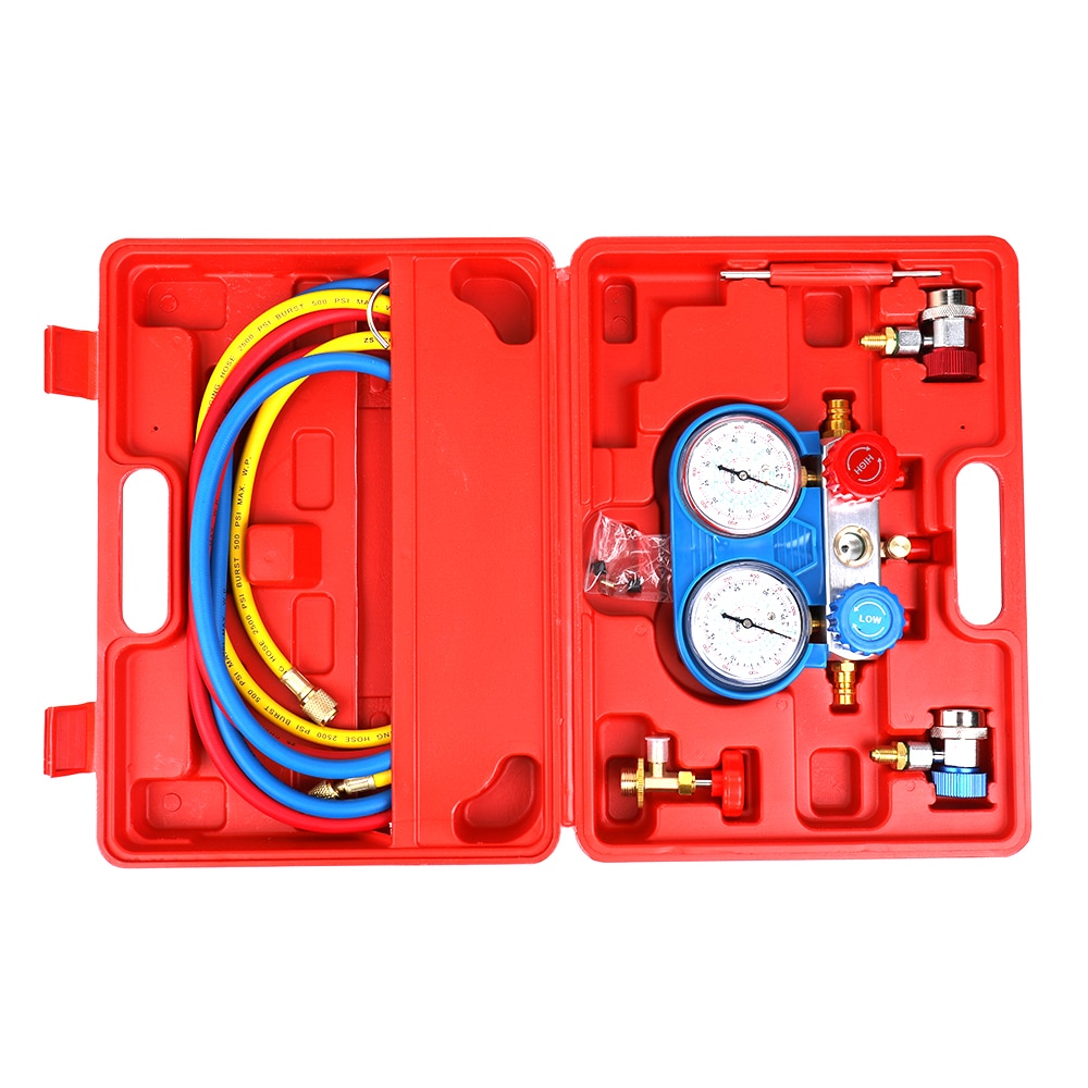 Manometer Auto Airconditioning Koelmiddel Freon Du... – Grandado