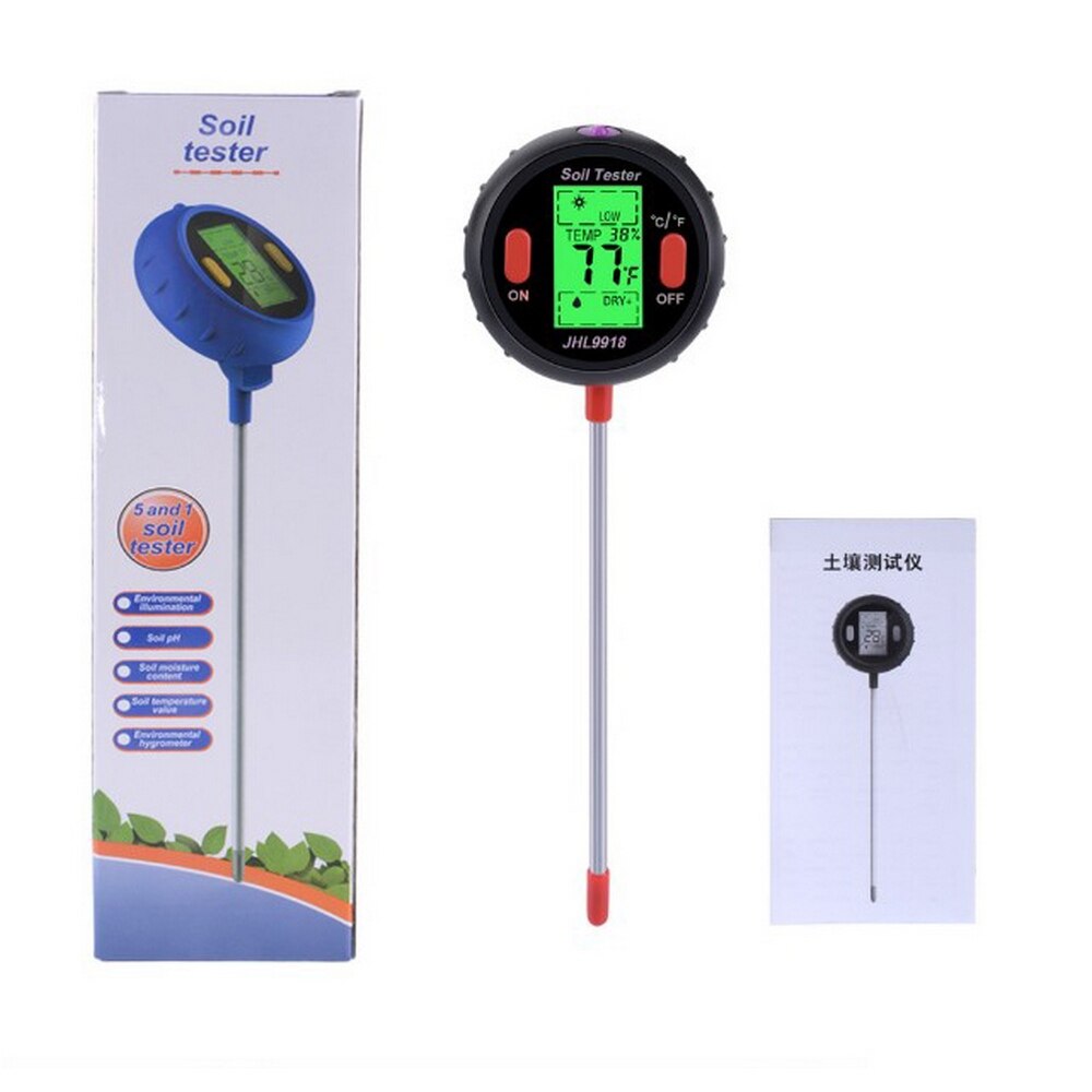 5-in-1 Soil Test Meter Electronic nalyzer Soil Tes... – Grandado