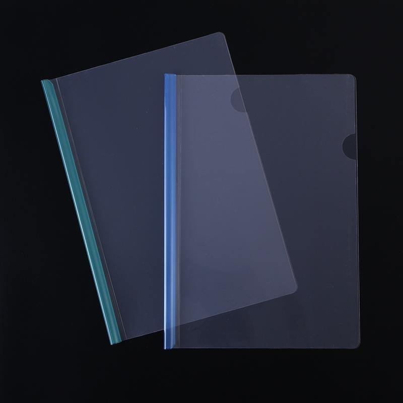 10pcs Transparent File Folder Sliding Bar Report C... – Vicedeal