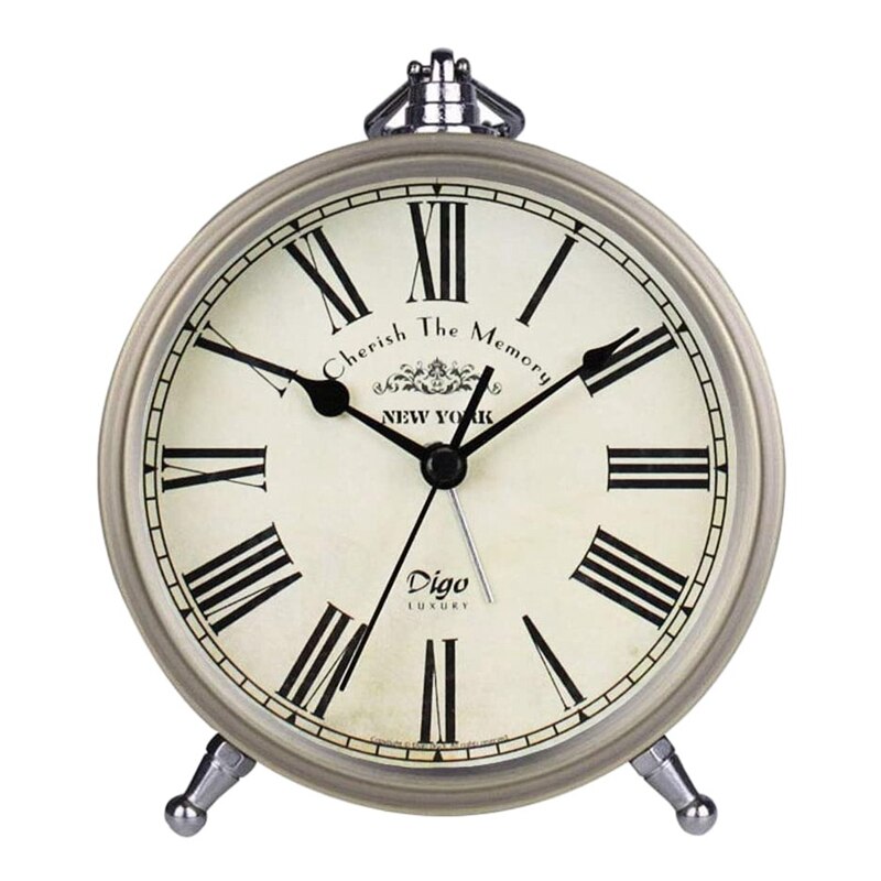 Digo Retro Alarm Clock Battery Silent Non-Ticking ... – Grandado
