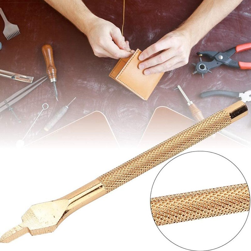 Jiwuo Leather Hole Punch Tool 4mm Gold Stainless S... – Grandado
