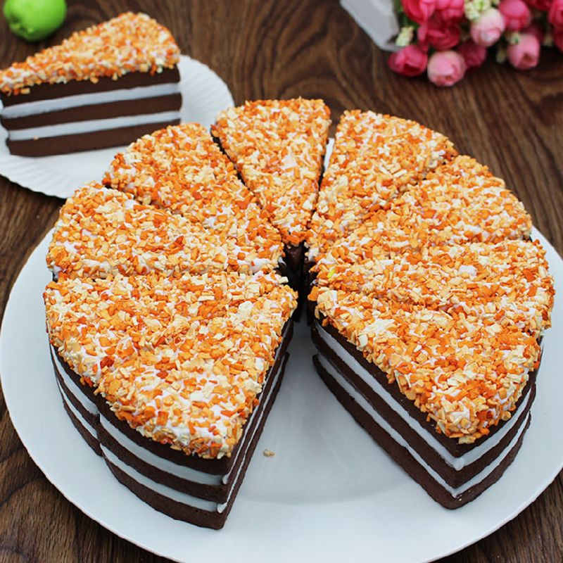 1Pc Realistic Artificial Cake Simulation Triangula... – Vicedeal