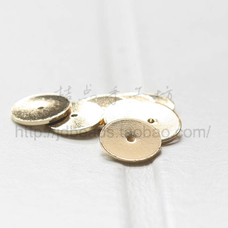 Solid Brass Center Hole Round Disc - 12mm (1837C) – Vicedeal
