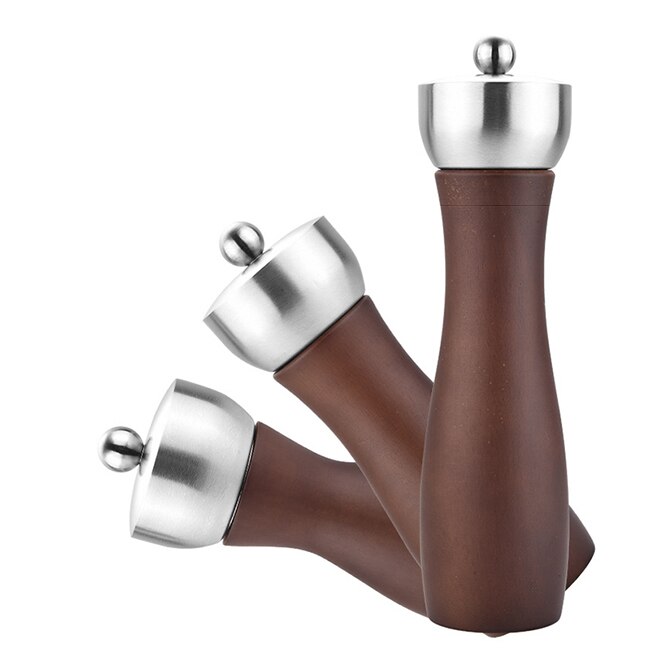 Wood Salt and Pepper Grinder with Ceramic Core, 5/... – Grandado