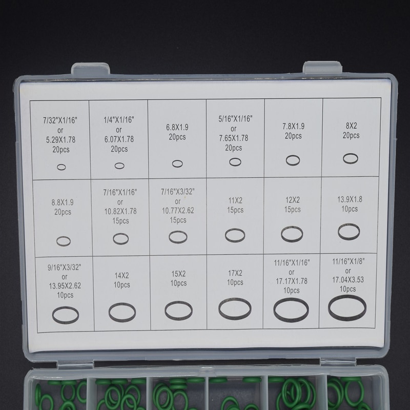 270PCS/set Rubber O Ring Assortment kit oring Wash... – Vicedeal