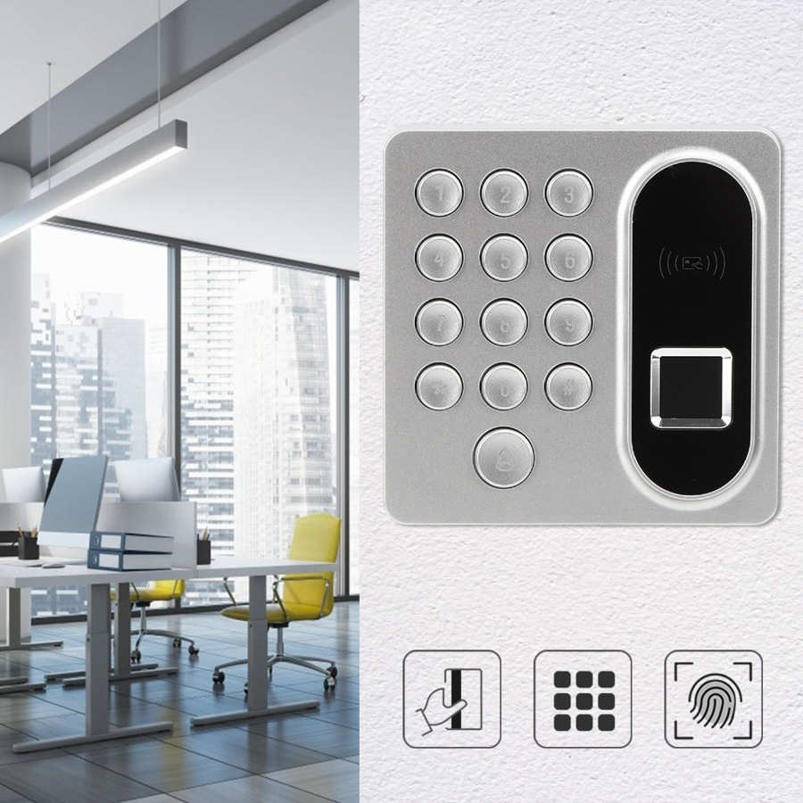 Access Control Fingerprint Password ID Card Backli... – Grandado