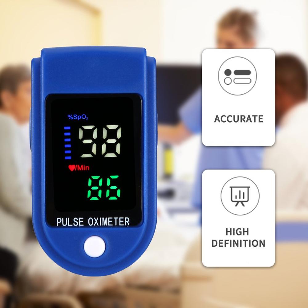 Portable pulsoksymetr Digital Finger Pulse Oximete... – Grandado