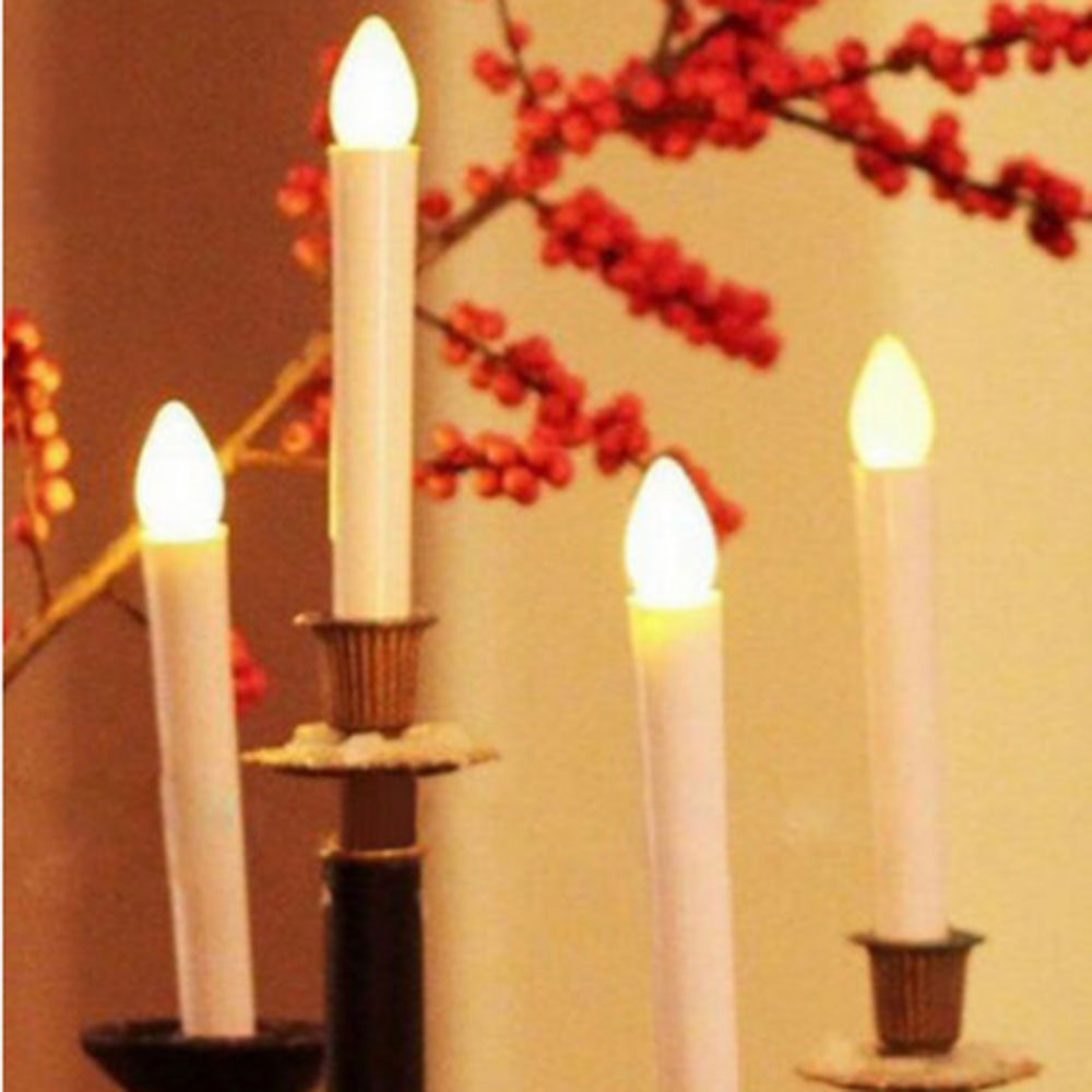 Electronic LED Candles Realistic Battery-Powered F... – Grandado