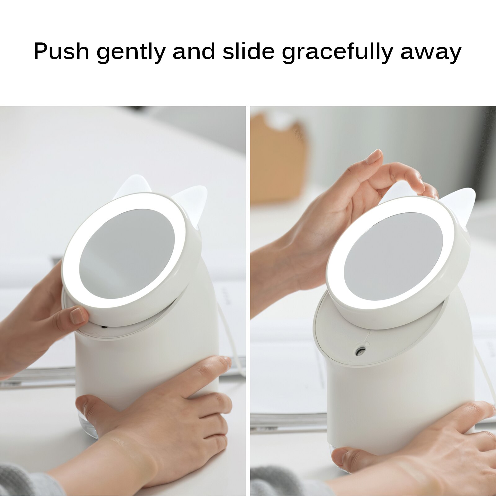 USB Charging Makeup Beauty Humidifier Mirror With ... – Grandado