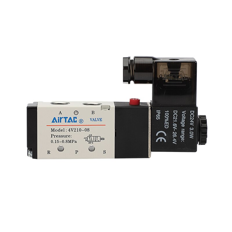4V210-08 AirTAC solenoid pneumatic directional val... – Grandado