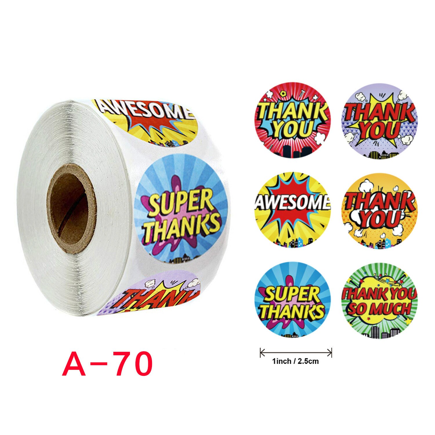 500Pcs 1 "Goed Gedrag Beloning Stickers Kleur... – Grandado