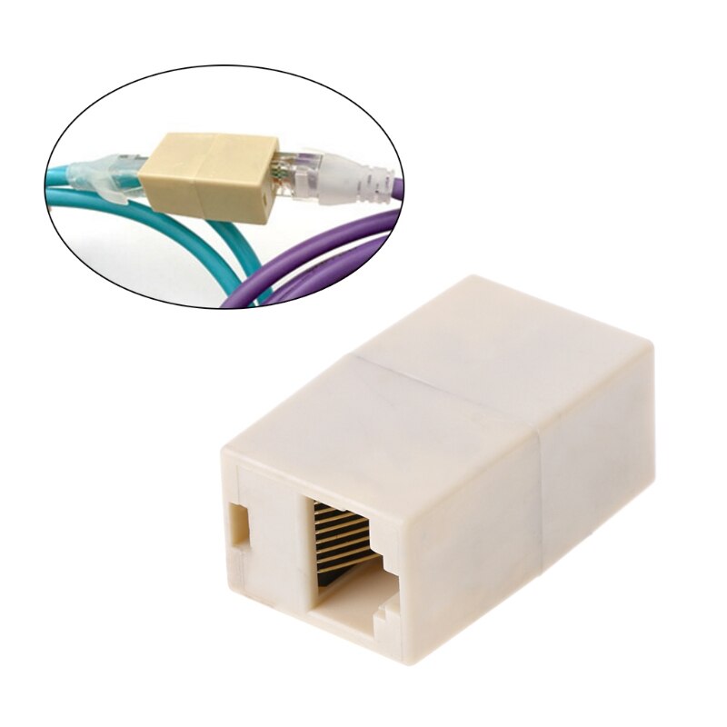 Ethernet Connector Adapter For RJ45 CAT5 CAT5E Net... – Grandado