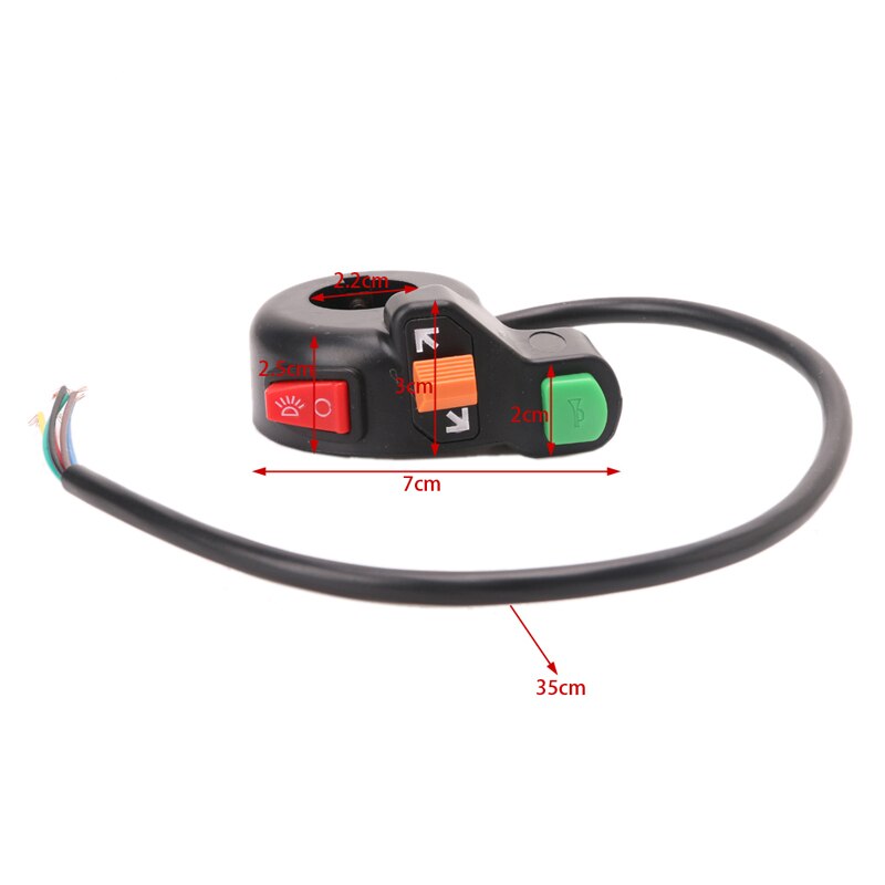 3 in 1 Motorcycle ATV 7/8" Handlebar Switch Horn T... – Grandado