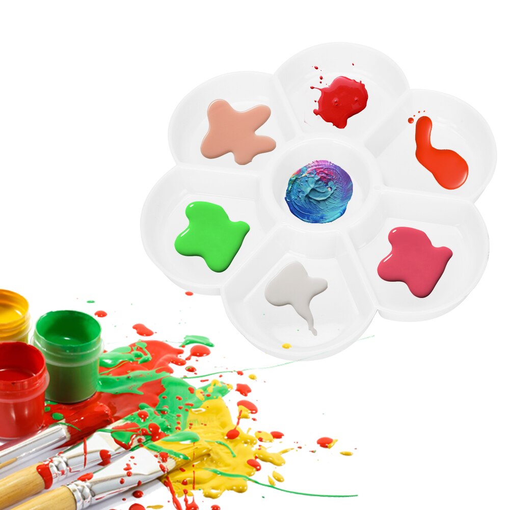 2Pcs Oil Painting Palette Plum Form 7 Grid Thicken... – Vicedeal