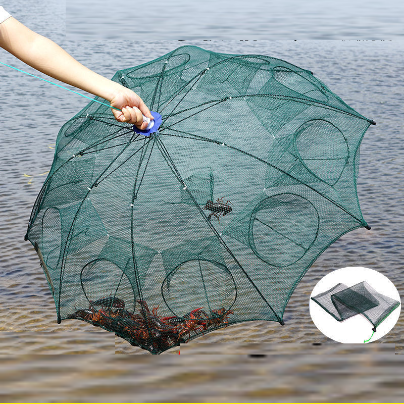 Folded Portable 20 Holes Fishing Net Network Casti... – Grandado