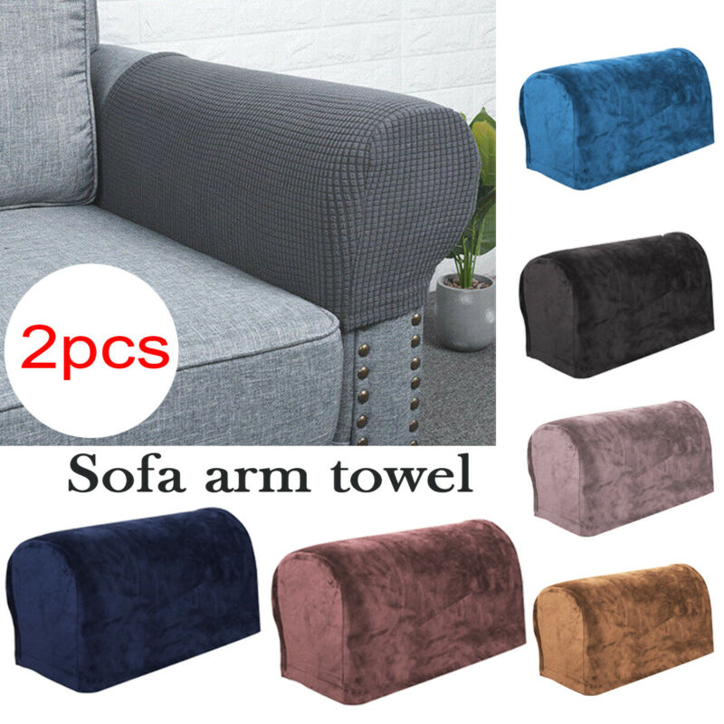 Couch Settee Armchair Arm Rest Cover Spandex Stret... – Vicedeal