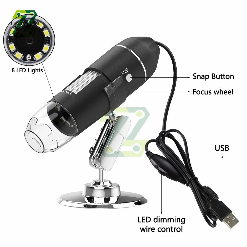 Microscope 500x 1000x 1600x HD Wireless USB Digita... – Grandado