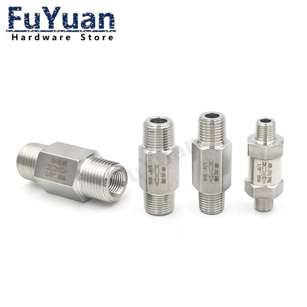Equal Male Check Valve Non Return One Way 304 Stai... – Vicedeal