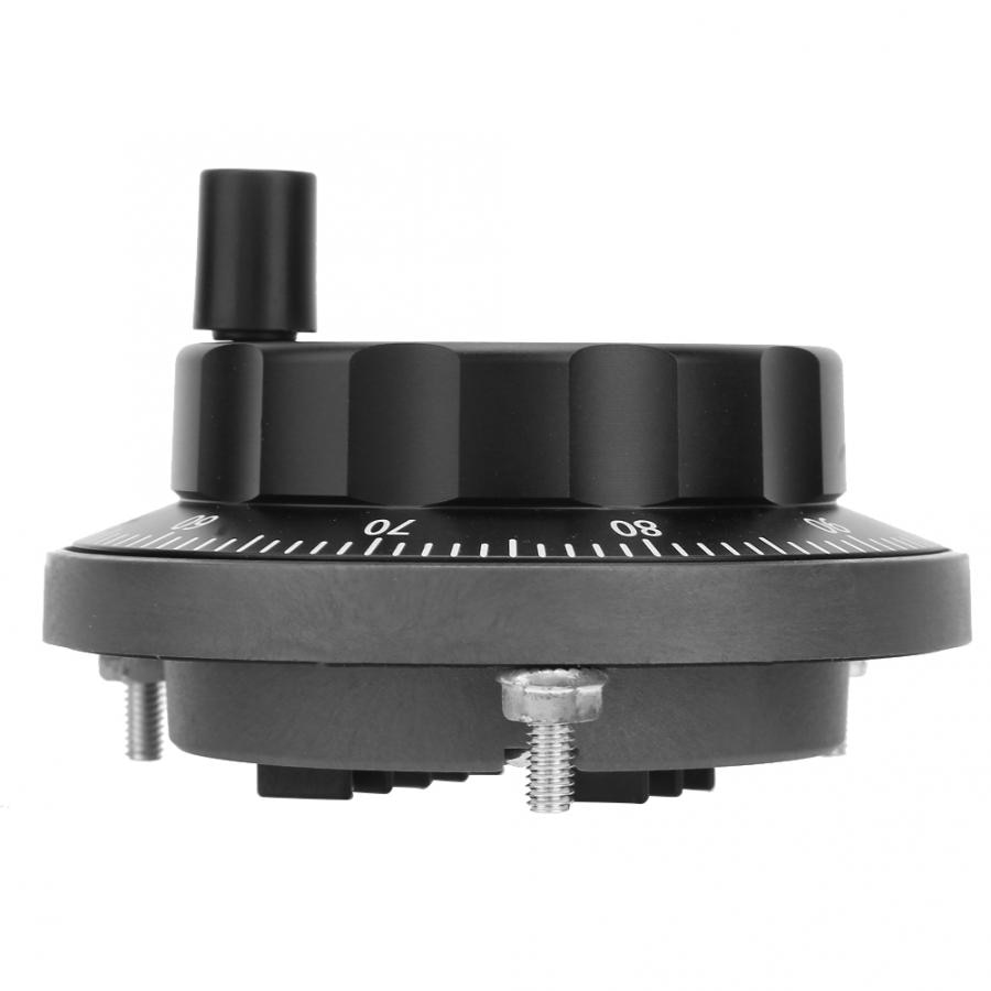 5V 80mm 6Pin CNC Pulser Black Handwheel 100PPR Man... – Grandado