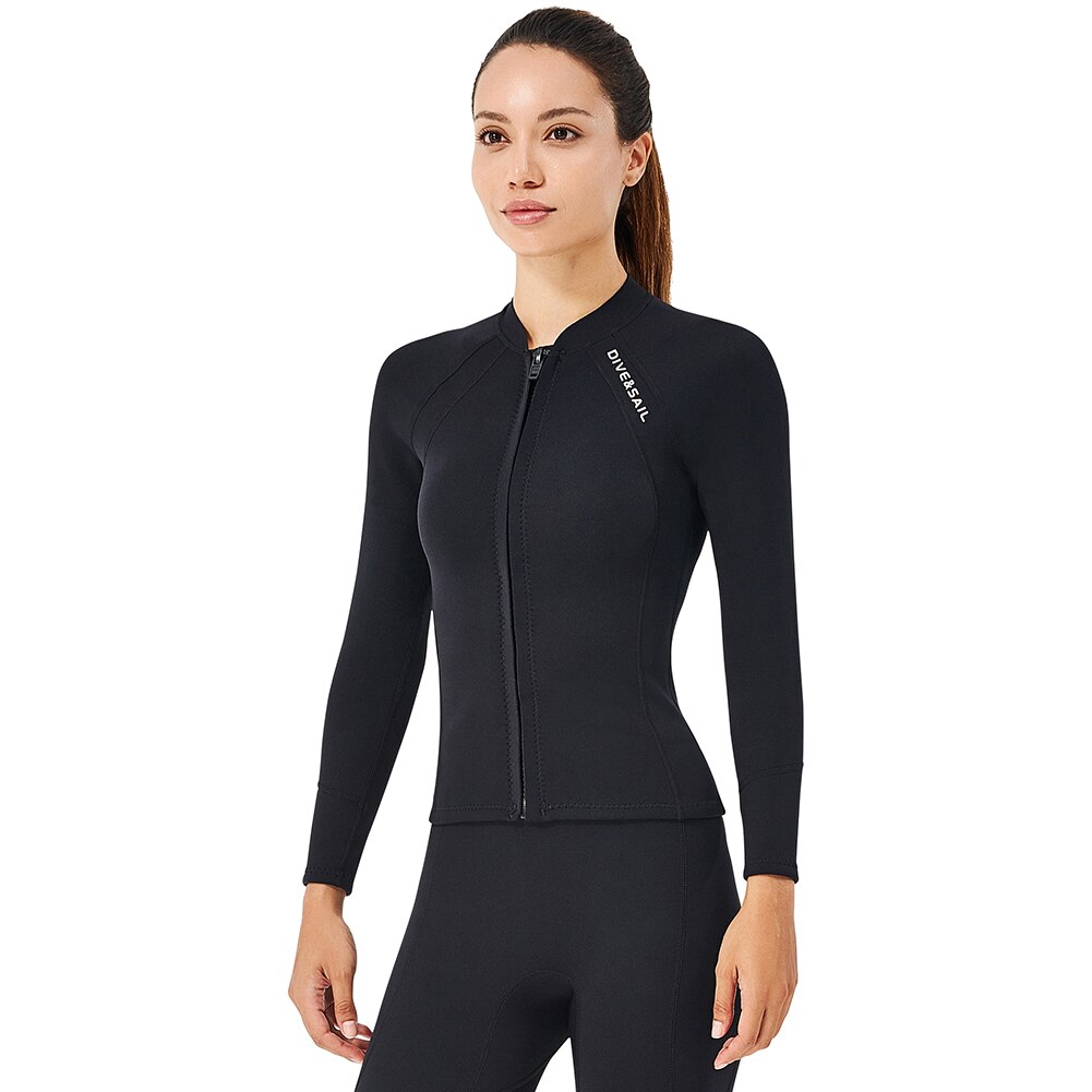 Wetsuits Top Jacket Vest Women Long Sleeve Shirt K... – Grandado