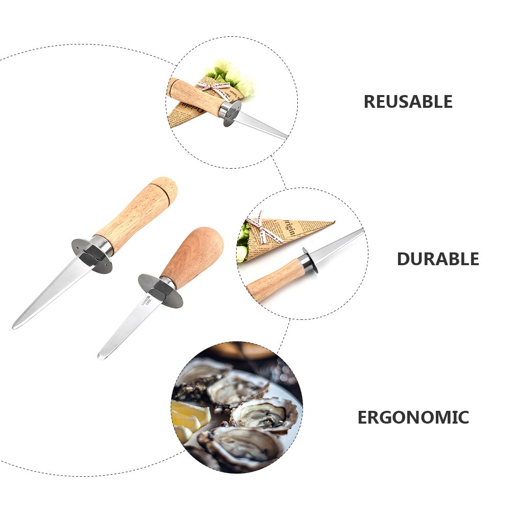 2Pcs Oyster Shucking Cutter Shellfish Opener Multi... – Grandado