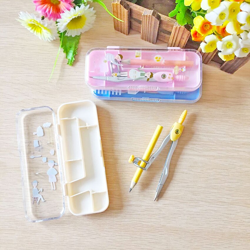 120mm Long Pencil Compass with Storage Box, Woodwo... – Grandado