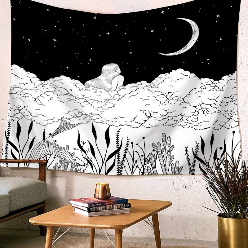 Tapestry Polyester Fabric Print Home Decor Abstrac... – Vicedeal