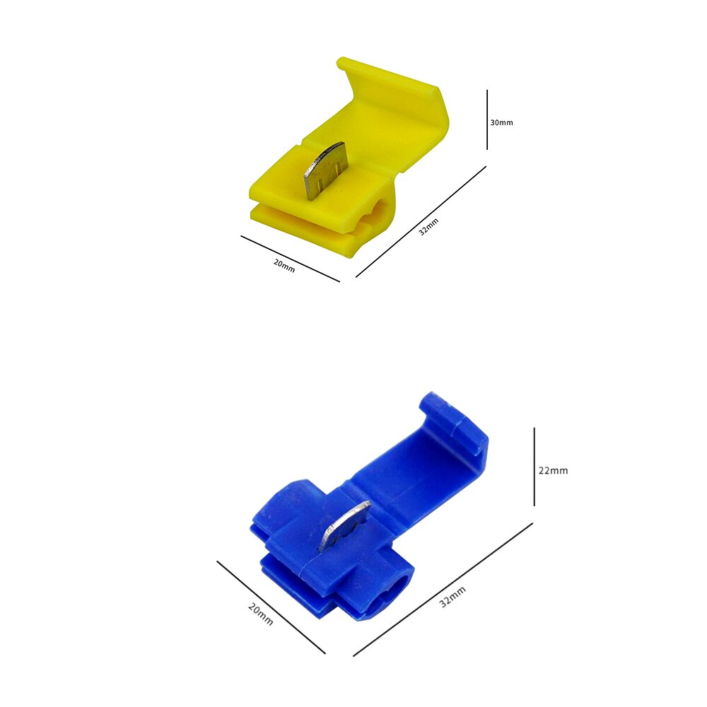 10PCS Red Blue Yellow Scotch Lock Quick Splice 22-... – Grandado