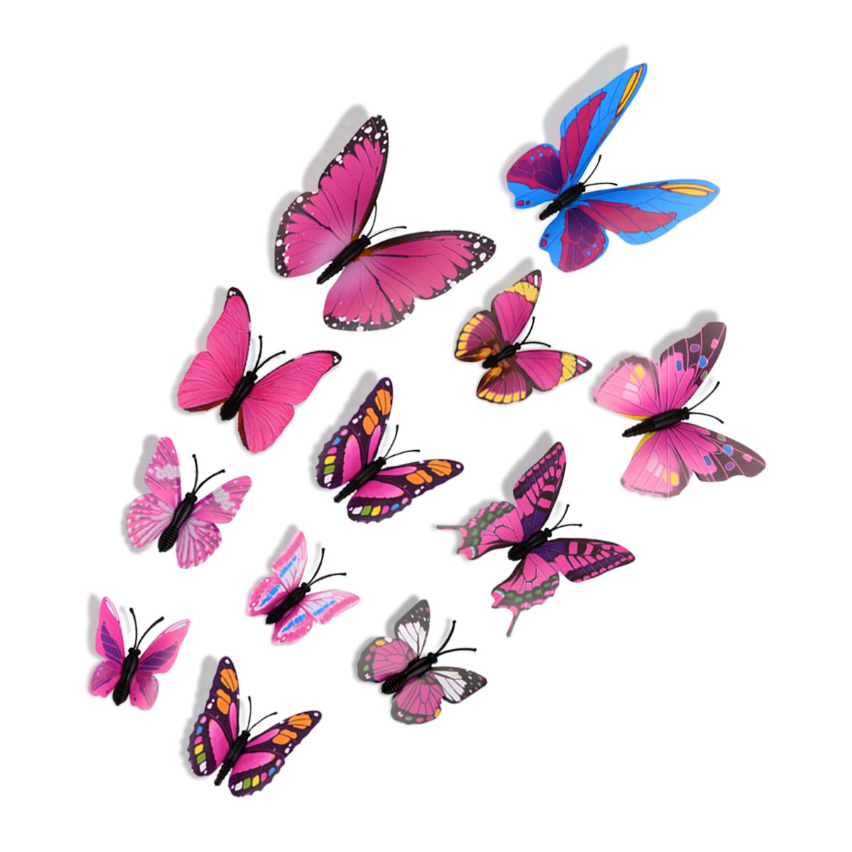 12 Stuks Vlinders Muursticker Decals Stickers Op D... – Grandado