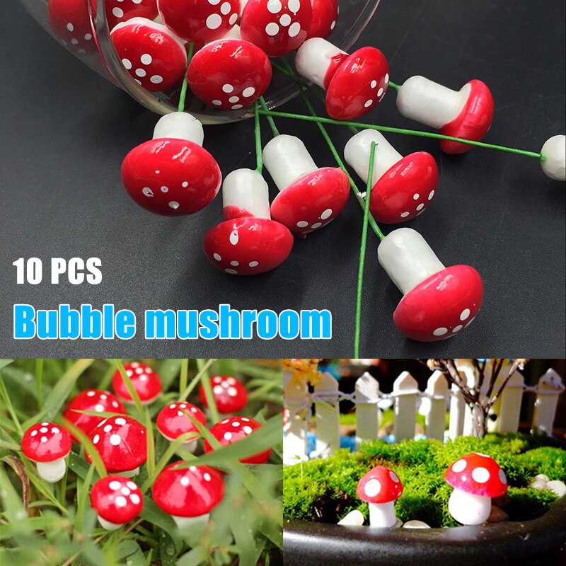 Artificial Mini Mushroom Simulation Plant Micro La... – Grandado