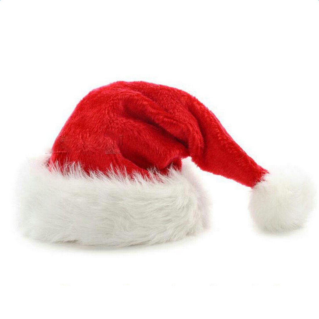 Fancy Dress Hoed Bont Bal Fluffy Santa Hoed Met Pl... – Vicedeal