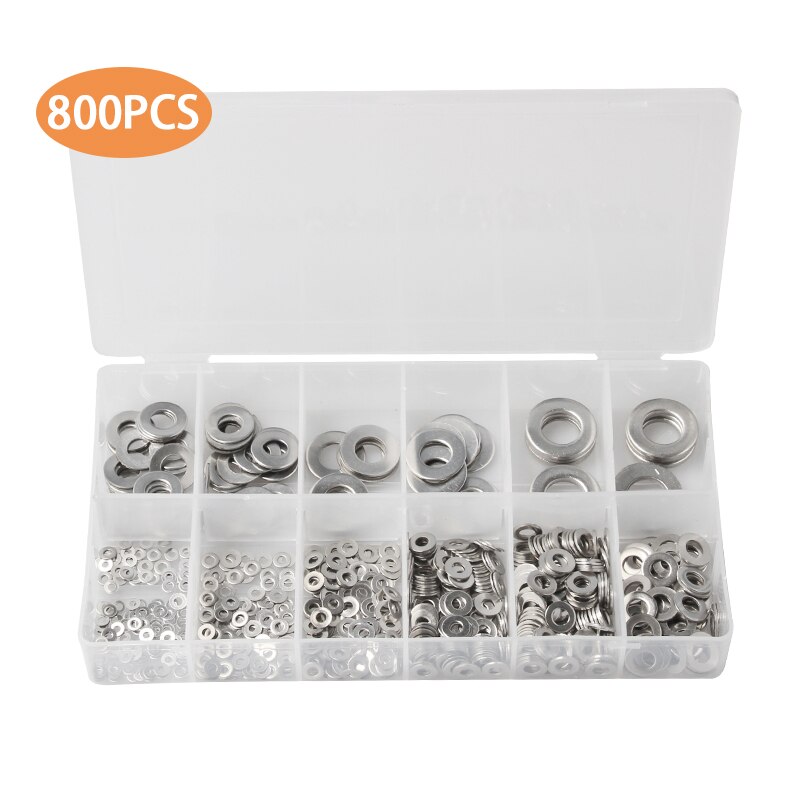 800Stck M2/M2.5/M3/M4/M5/M6/M8/M10/M12 Edelstahl s... – Grandado